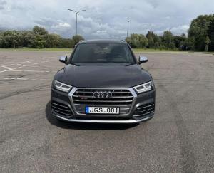 Pelēks Audi SQ5 2018 Panevēža, ar dzinēja tilpumu 3.00 L un nobraukumu 96 tūkst. km par 23000 €, foto  vietnē AUTOMOTO.COM.LV