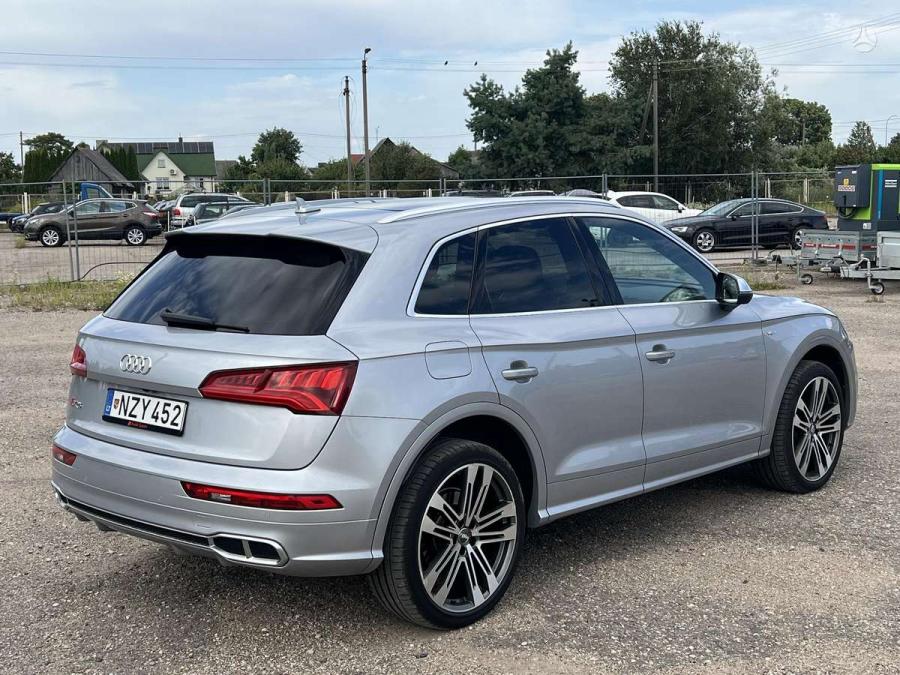 Pelēks Audi SQ5 2018 Kėdainiai, ar dzinēja tilpumu 3.00 L un nobraukumu 158 tūkst. km par 22200 €, foto 5 vietnē AUTOMOTO.COM.LV