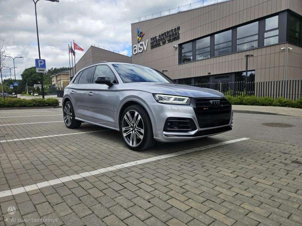 Серый Ауди SQ5 2020 в Вильнюс, объемом двигателя 3.00 л и пробегом 78 тыс. км за 34900 €, фото 1 на AUTOMOTO.COM.LV