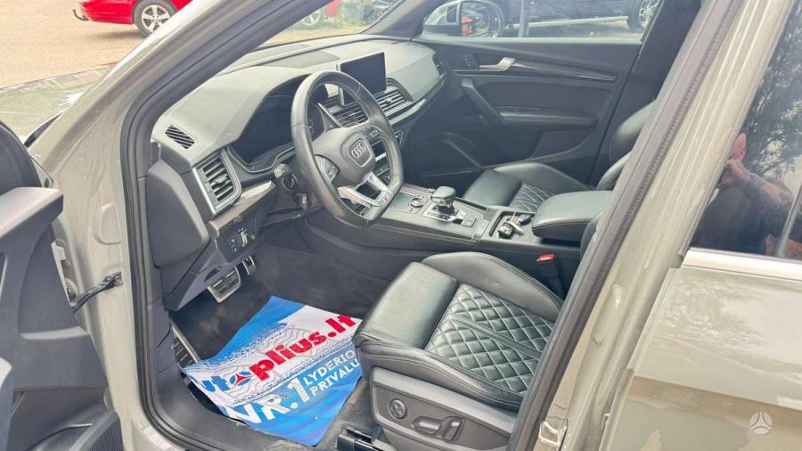 Pelēks Audi SQ5 2020 Ukmergė, ar dzinēja tilpumu 3.00 L un nobraukumu 91 tūkst. km par 22799 €, foto 14 vietnē AUTOMOTO.COM.LV