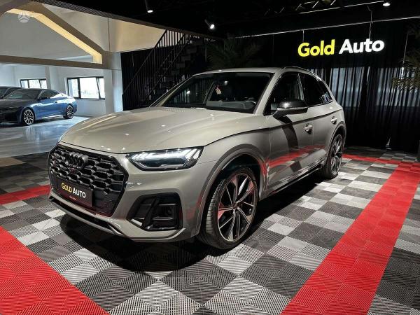 Pelēks Audi SQ5 2021 Viļņa, ar dzinēja tilpumu 2.97 L un nobraukumu 87 tūkst. km par 36900 €, foto 1 vietnē AUTOMOTO.COM.LV