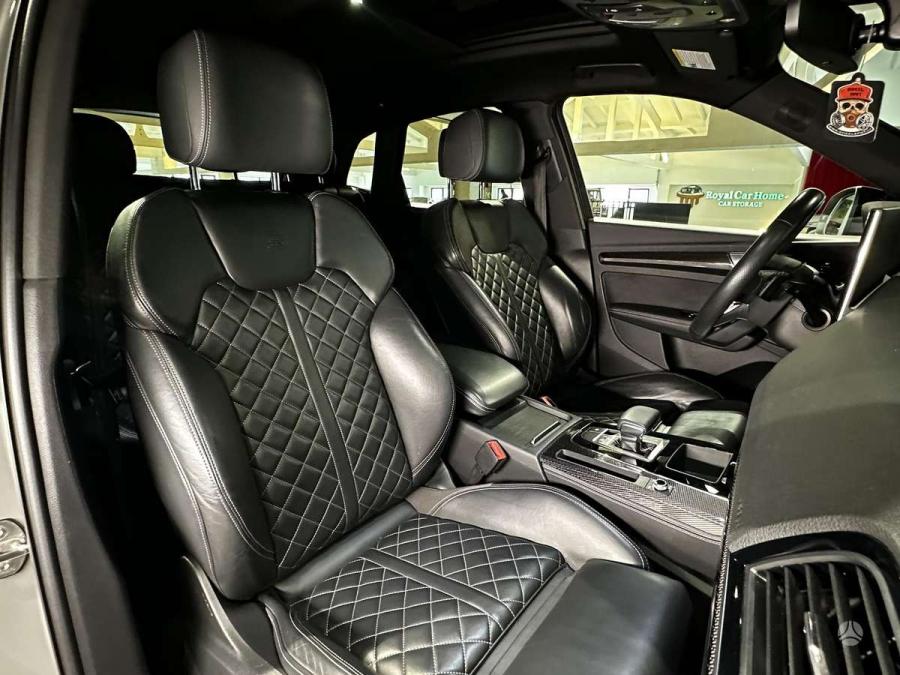 Pelēks Audi SQ5 2021 Viļņa, ar dzinēja tilpumu 2.97 L un nobraukumu 87 tūkst. km par 36900 €, foto 18 vietnē AUTOMOTO.COM.LV