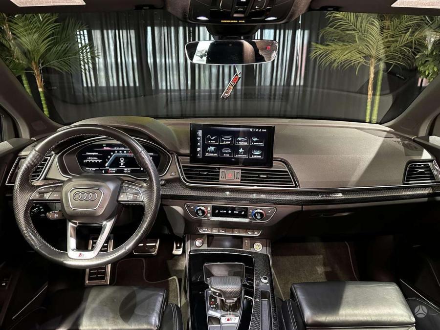 Pelēks Audi SQ5 2021 Viļņa, ar dzinēja tilpumu 2.97 L un nobraukumu 87 tūkst. km par 36900 €, foto 20 vietnē AUTOMOTO.COM.LV