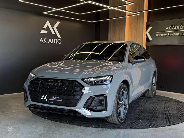 Grey Audi SQ5 2021 in Kaunas, with an engine capacity of 2.97 L and mileage of 44 thousand km for 39990 €, photo 5 on AUTOMOTO.COM.LV