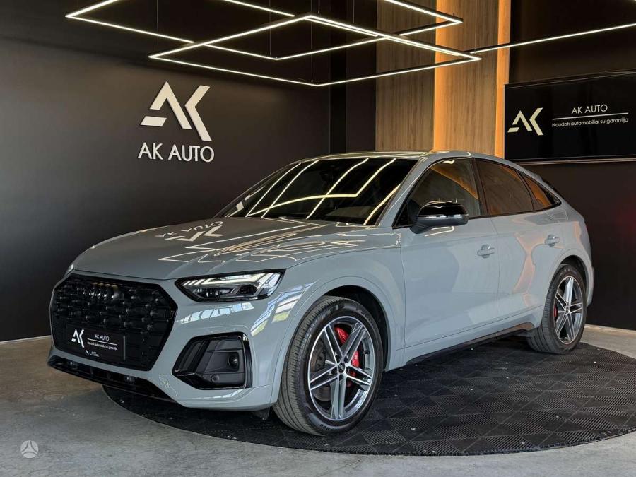 Pelēks Audi SQ5 2021 Kauņa, ar dzinēja tilpumu 2.97 L un nobraukumu 44 tūkst. km par 39990 €, foto 7 vietnē AUTOMOTO.COM.LV