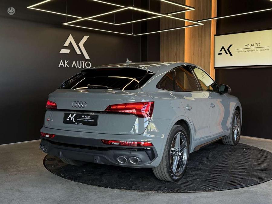 Pelēks Audi SQ5 2021 Kauņa, ar dzinēja tilpumu 2.97 L un nobraukumu 44 tūkst. km par 39990 €, foto 12 vietnē AUTOMOTO.COM.LV