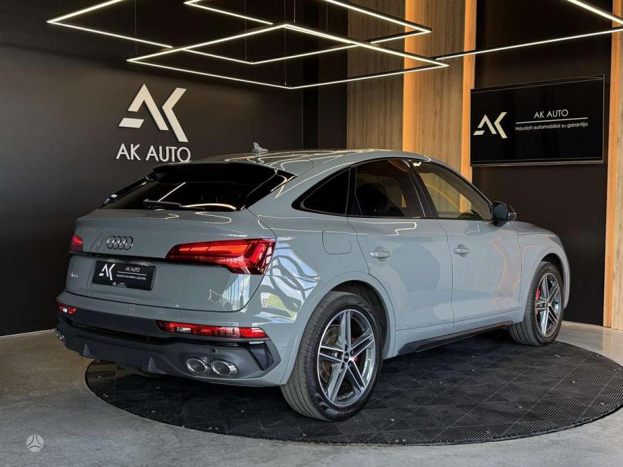 Pelēks Audi SQ5 2021 Kauņa, ar dzinēja tilpumu 2.97 L un nobraukumu 44 tūkst. km par 39990 €, foto 13 vietnē AUTOMOTO.COM.LV