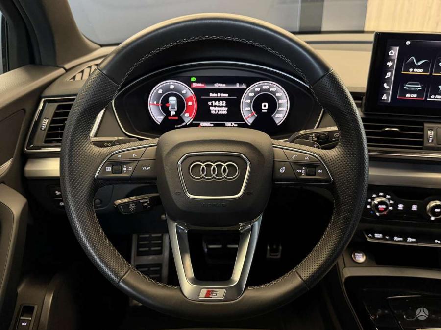 Pelēks Audi SQ5 2021 Kauņa, ar dzinēja tilpumu 2.97 L un nobraukumu 44 tūkst. km par 39990 €, foto 15 vietnē AUTOMOTO.COM.LV