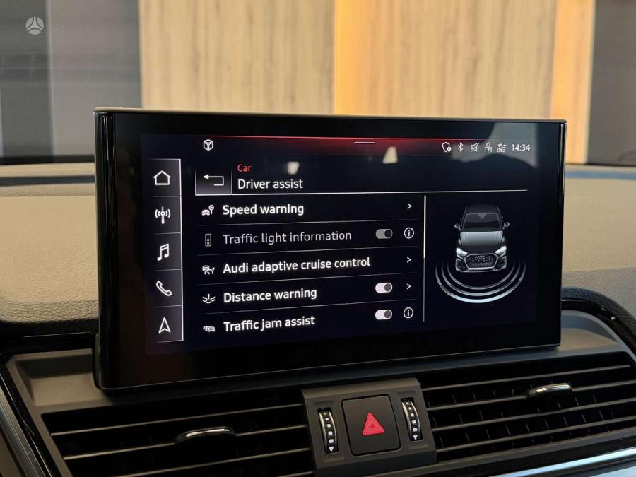 Pelēks Audi SQ5 2021 Kauņa, ar dzinēja tilpumu 2.97 L un nobraukumu 44 tūkst. km par 39990 €, foto 35 vietnē AUTOMOTO.COM.LV