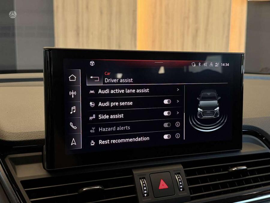 Pelēks Audi SQ5 2021 Kauņa, ar dzinēja tilpumu 2.97 L un nobraukumu 44 tūkst. km par 39990 €, foto 36 vietnē AUTOMOTO.COM.LV