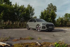 Grey Audi SQ5 2021 in Panevezys, with an engine capacity of 3.00 L and mileage of 92 thousand km for 44000 €, photo 13 on AUTOMOTO.COM.LV