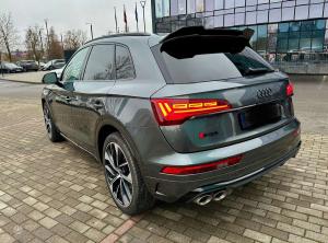 Grey Audi SQ5 2022 in Vilnius, with an engine capacity of 3.00 L and mileage of 45 thousand km for 47500 €, photo 4 on AUTOMOTO.COM.LV