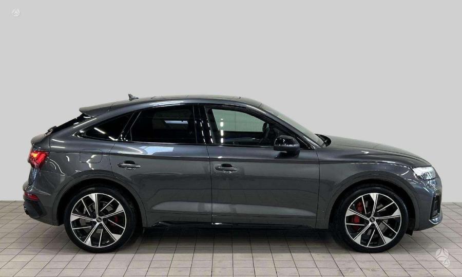 Grey Audi SQ5 2023 in Kaunas, with an engine capacity of 2.97 L and mileage of 39 thousand km for 42900 €, photo 4 on AUTOMOTO.COM.LV