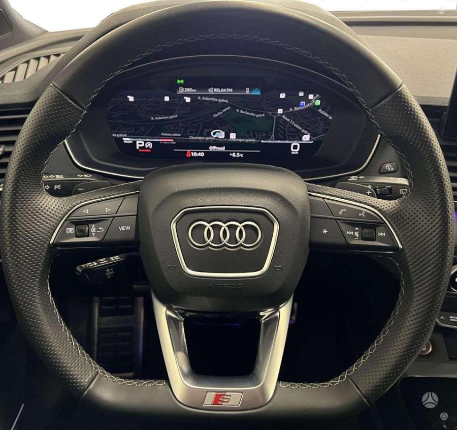 Grey Audi SQ5 2023 in Kaunas, with an engine capacity of 2.97 L and mileage of 39 thousand km for 42900 €, photo 7 on AUTOMOTO.COM.LV