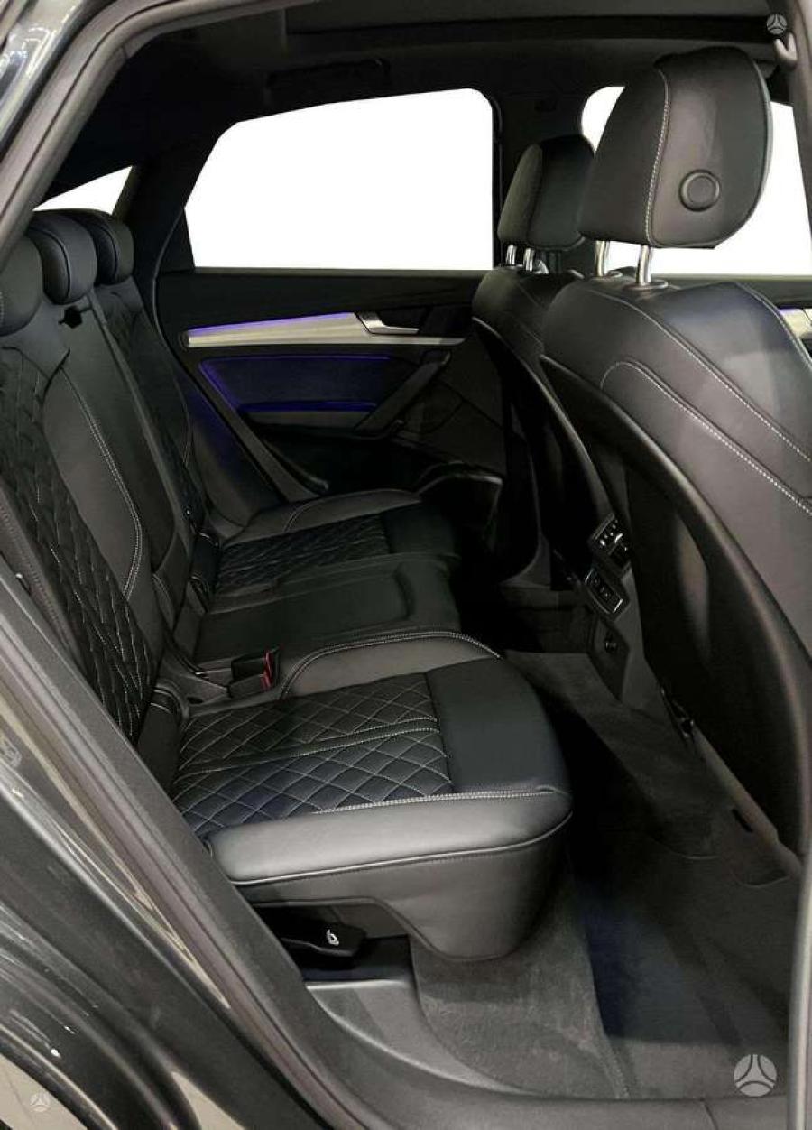 Grey Audi SQ5 2023 in Kaunas, with an engine capacity of 2.97 L and mileage of 39 thousand km for 42900 €, photo 11 on AUTOMOTO.COM.LV
