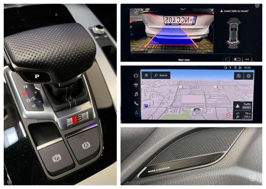 Grey Audi SQ5 2023 in Kaunas, with an engine capacity of 2.97 L and mileage of 39 thousand km for 42900 €, photo 13 on AUTOMOTO.COM.LV