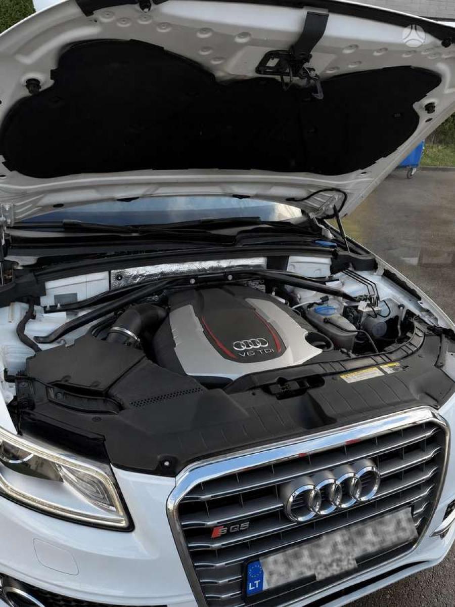 White Audi SQ5 2014 in Kaunas, with an engine capacity of 2.97 L and mileage of 266 thousand km for 14450 €, photo 7 on AUTOMOTO.COM.LV