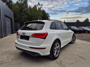 White Audi SQ5 2015 in Utena, with an engine capacity of 2.97 L and mileage of 253 thousand km for 13990 €, photo 4 on AUTOMOTO.COM.LV