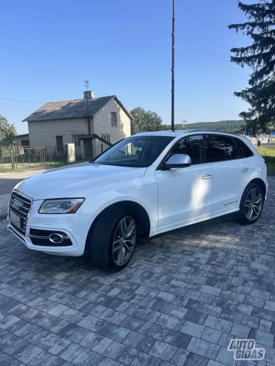 White Audi SQ5 2016 in Kaunas, with an engine capacity of 3.00 L and mileage of 191 thousand km for 11500 €, photo 5 on AUTOMOTO.COM.LV