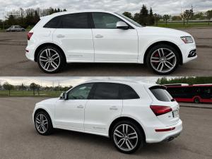 White Audi SQ5 2016 in Kaunas, with an engine capacity of 3.00 L and mileage of 191 thousand km for 11500 €, photo 7 on AUTOMOTO.COM.LV