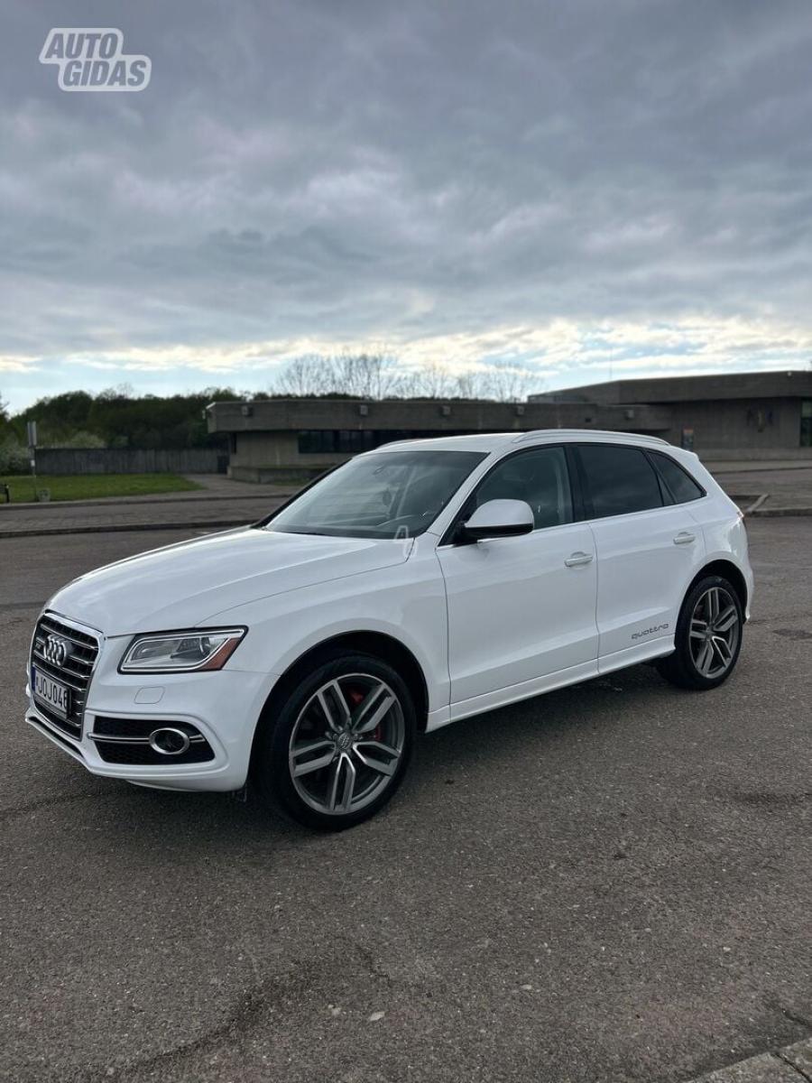 White Audi SQ5 2016 in Kaunas, with an engine capacity of 3.00 L and mileage of 191 thousand km for 11500 €, photo 8 on AUTOMOTO.COM.LV