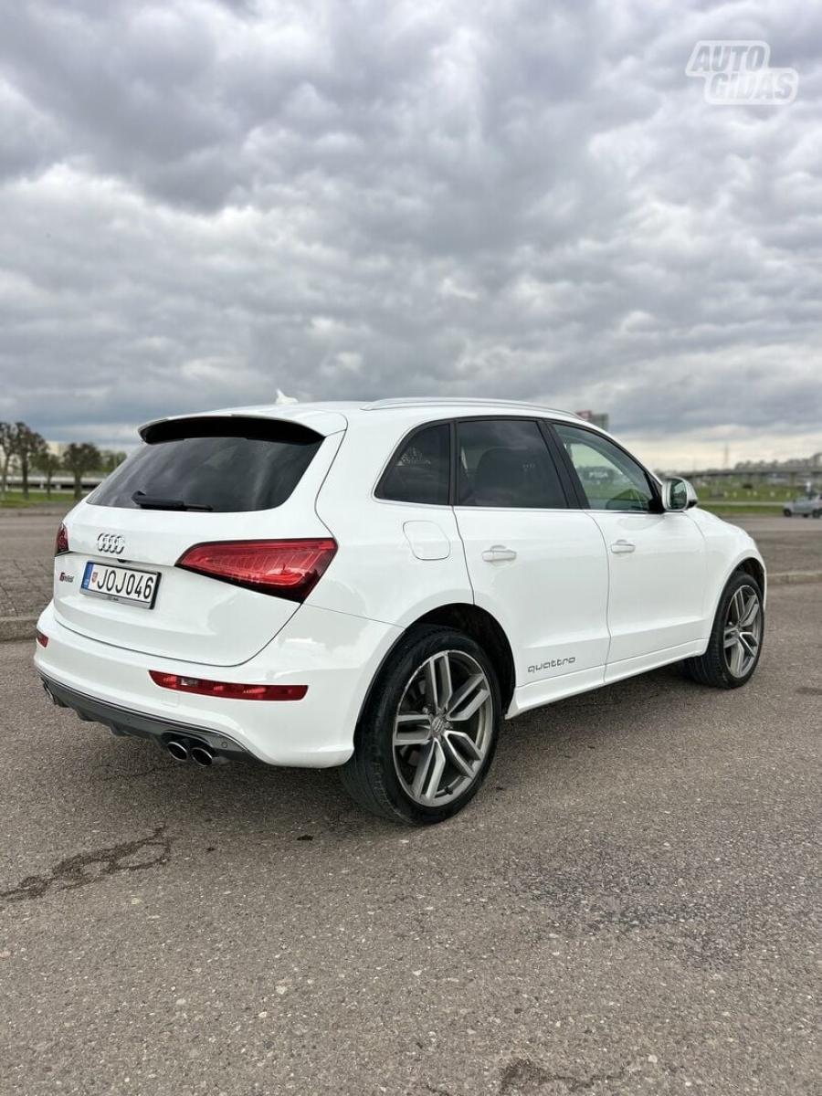 White Audi SQ5 2016 in Kaunas, with an engine capacity of 3.00 L and mileage of 191 thousand km for 11500 €, photo 11 on AUTOMOTO.COM.LV