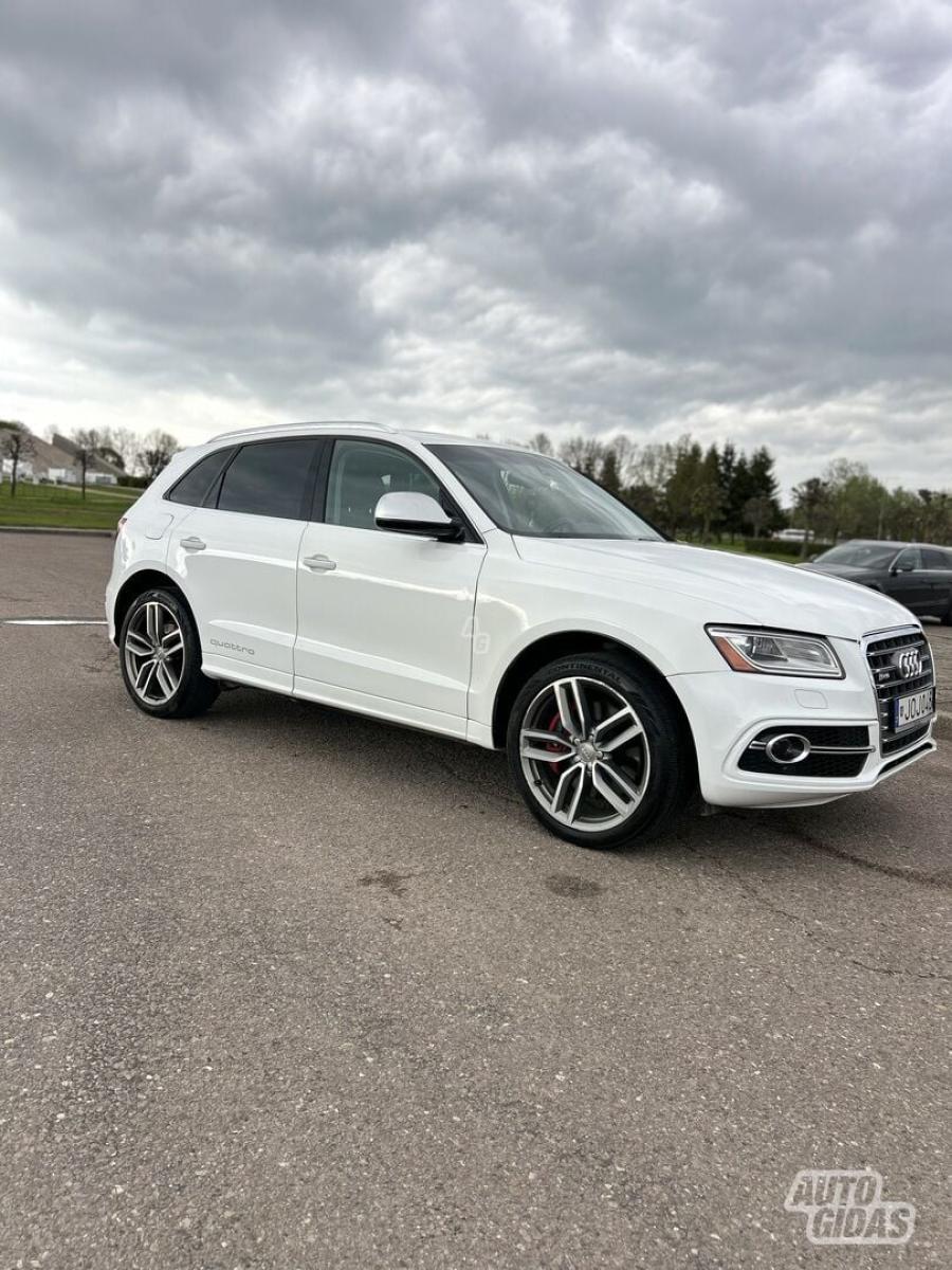 White Audi SQ5 2016 in Kaunas, with an engine capacity of 3.00 L and mileage of 191 thousand km for 11500 €, photo 12 on AUTOMOTO.COM.LV