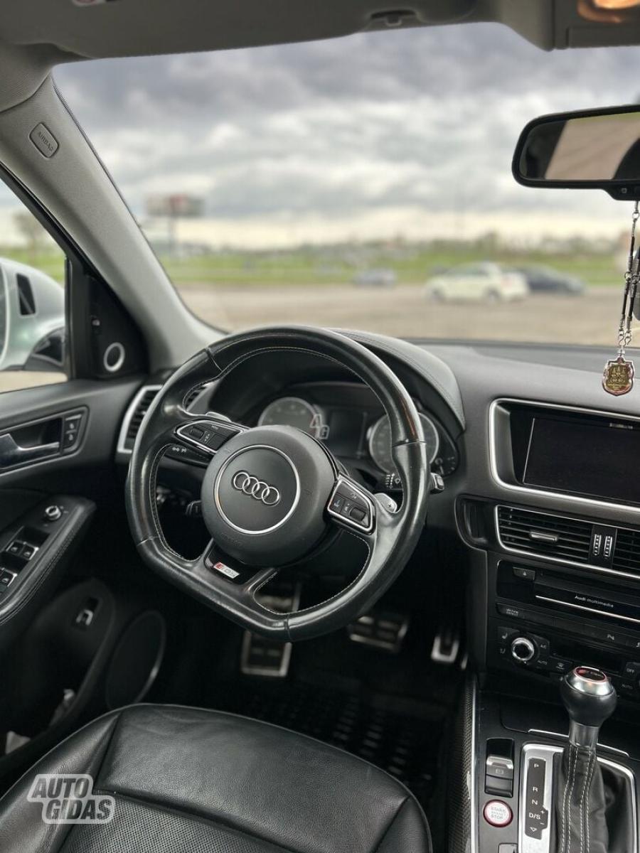 White Audi SQ5 2016 in Kaunas, with an engine capacity of 3.00 L and mileage of 191 thousand km for 11500 €, photo 13 on AUTOMOTO.COM.LV