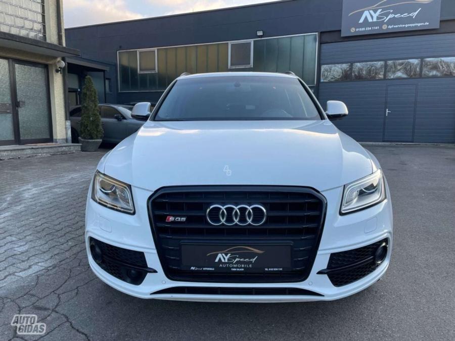 Balts Audi SQ5 2017 Kauņa, ar dzinēja tilpumu 3.00 L un nobraukumu 89 tūkst. km par 30330 €, foto 2 vietnē AUTOMOTO.COM.LV