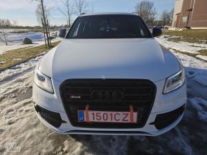 White Audi SQ5 2017 in Mazeikiai, with an engine capacity of 3.00 L and mileage of 257 thousand km for 13900 €, photo 2 on AUTOMOTO.COM.LV