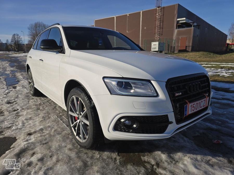 White Audi SQ5 2017 in Mazeikiai, with an engine capacity of 3.00 L and mileage of 257 thousand km for 13900 €, photo 3 on AUTOMOTO.COM.LV