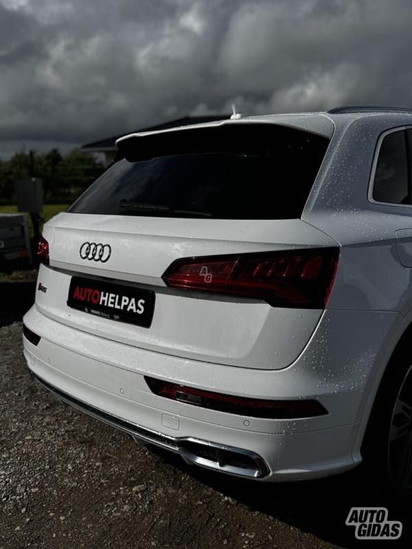 White Audi SQ5 2018 in Klaipeda, with an engine capacity of 3.00 L and mileage of 113 thousand km for 27500 €, photo 8 on AUTOMOTO.COM.LV