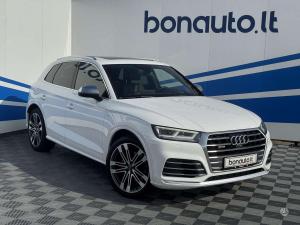 White Audi SQ5 2018 in Kaunas, with an engine capacity of 3.00 L and mileage of 242 thousand km for 23000 €, photo 3 on AUTOMOTO.COM.LV