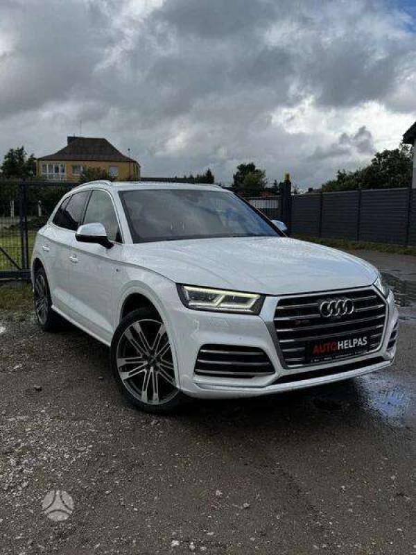 White Audi SQ5 2018 in Klaipeda, with an engine capacity of 3.00 L and mileage of 113 thousand km for 27500 €, photo 1 on AUTOMOTO.COM.LV