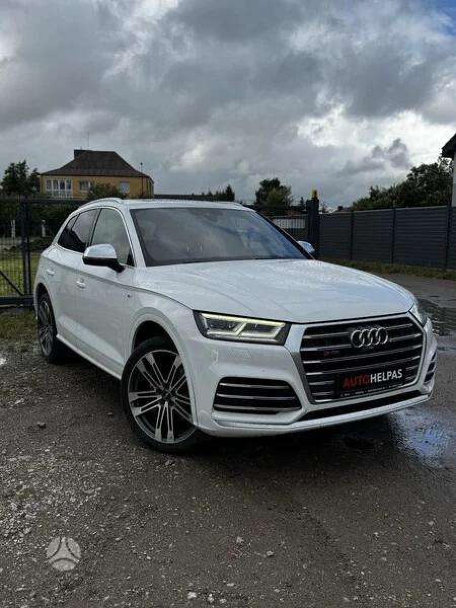 White Audi SQ5 2018 in Klaipeda, with an engine capacity of 3.00 L and mileage of 113 thousand km for 27500 €, photo 1 on AUTOMOTO.COM.LV