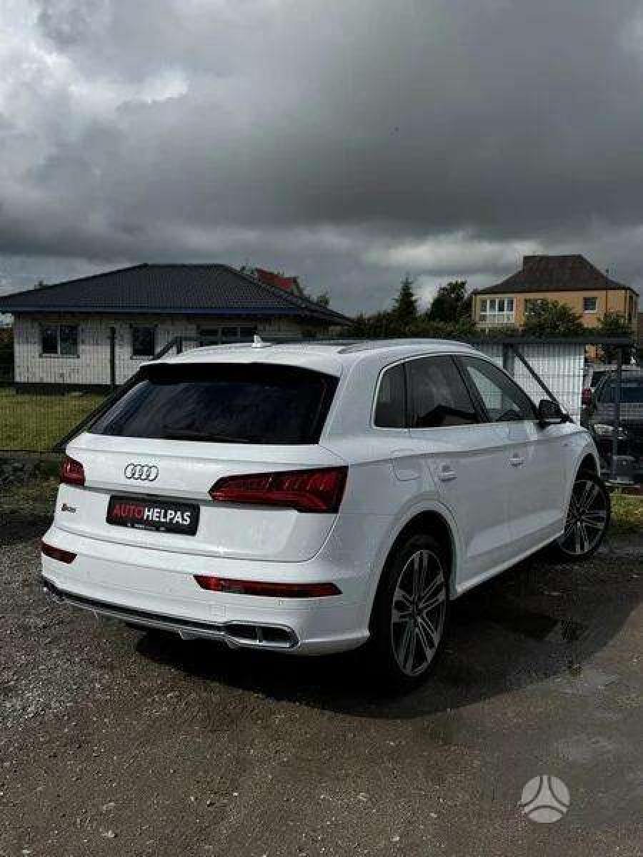 White Audi SQ5 2018 in Klaipeda, with an engine capacity of 3.00 L and mileage of 113 thousand km for 27500 €, photo 3 on AUTOMOTO.COM.LV