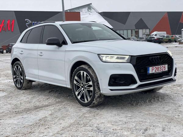 Balts Audi SQ5 2020 Kauņa, ar dzinēja tilpumu 3.00 L un nobraukumu 99 tūkst. km par 34500 €, foto 3 vietnē AUTOMOTO.COM.LV