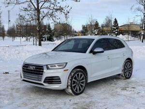 White Audi SQ5 2020 in Plunge, with an engine capacity of 3.00 L and mileage of 89 thousand km for 26555 €, photo 8 on AUTOMOTO.COM.LV