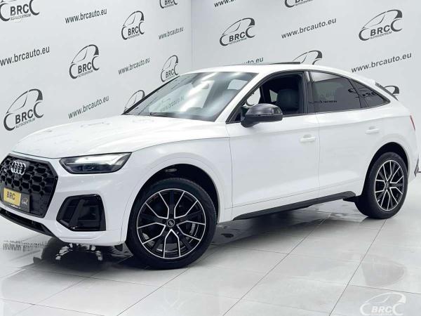 Balts Audi SQ5 2022 Viļņa, ar dzinēja tilpumu 3.00 L un nobraukumu 14 tūkst. km par 35900 €, foto 1 vietnē AUTOMOTO.COM.LV