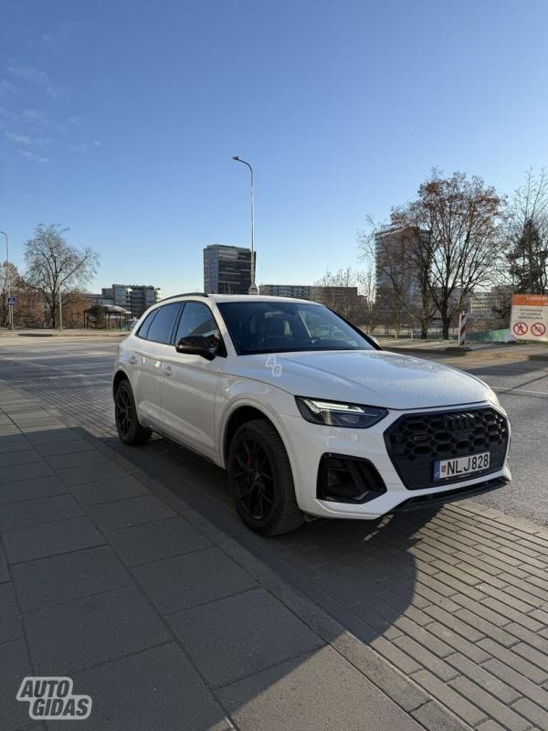 White Audi SQ5 2024 in Vilnius, with an engine capacity of 3.00 L and mileage of 18 thousand km for 59800 €, photo 5 on AUTOMOTO.COM.LV