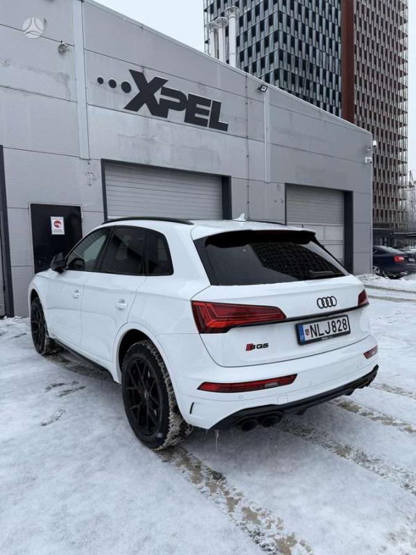 White Audi SQ5 2024 in Vilnius, with an engine capacity of 3.00 L and mileage of 19 thousand km for 56750 €, photo 8 on AUTOMOTO.COM.LV