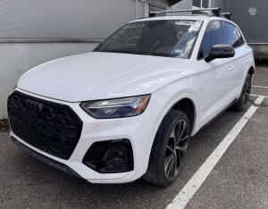 White Audi SQ5 2024 in Kaunas, with an engine capacity of 0.00 L and mileage of 46 thousand km for 25900 €, photo  on AUTOMOTO.COM.LV