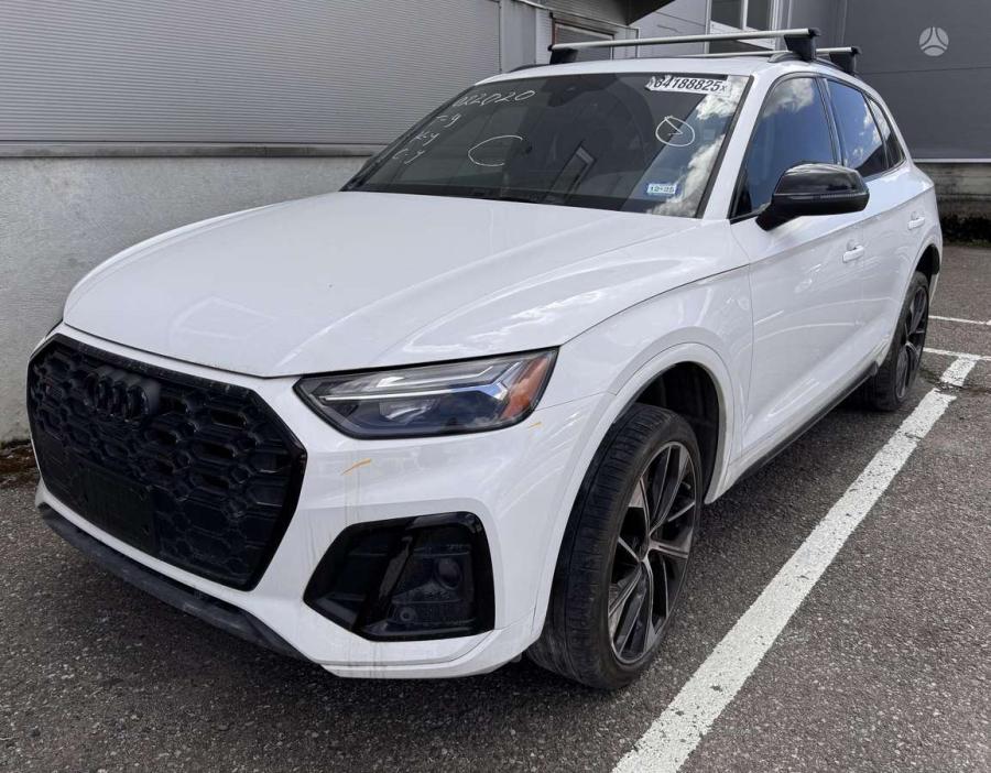 White Audi SQ5 2024 in Kaunas, with an engine capacity of 0.00 L and mileage of 46 thousand km for 25900 €, photo 1 on AUTOMOTO.COM.LV