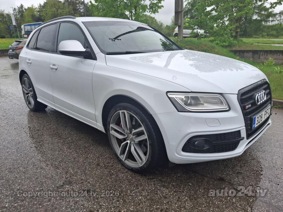 White Audi SQ5 2017 in Tallinn, with an engine capacity of 3.00 L and mileage of 190 thousand km for 19500 €, photo 4 on AUTOMOTO.COM.LV