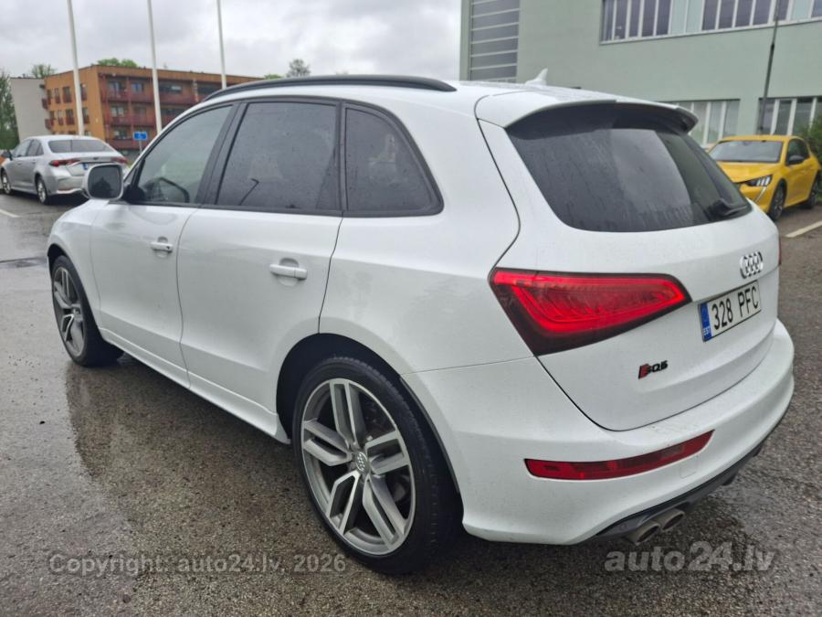 White Audi SQ5 2017 in Tallinn, with an engine capacity of 3.00 L and mileage of 190 thousand km for 19500 €, photo 7 on AUTOMOTO.COM.LV