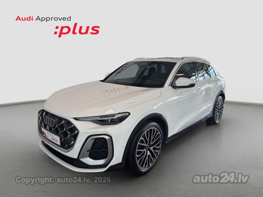 White Audi SQ5 2025 in Tallinn, with an engine capacity of 3.00 L and mileage of 17 thousand km for 79900 €, photo 1 on AUTOMOTO.COM.LV