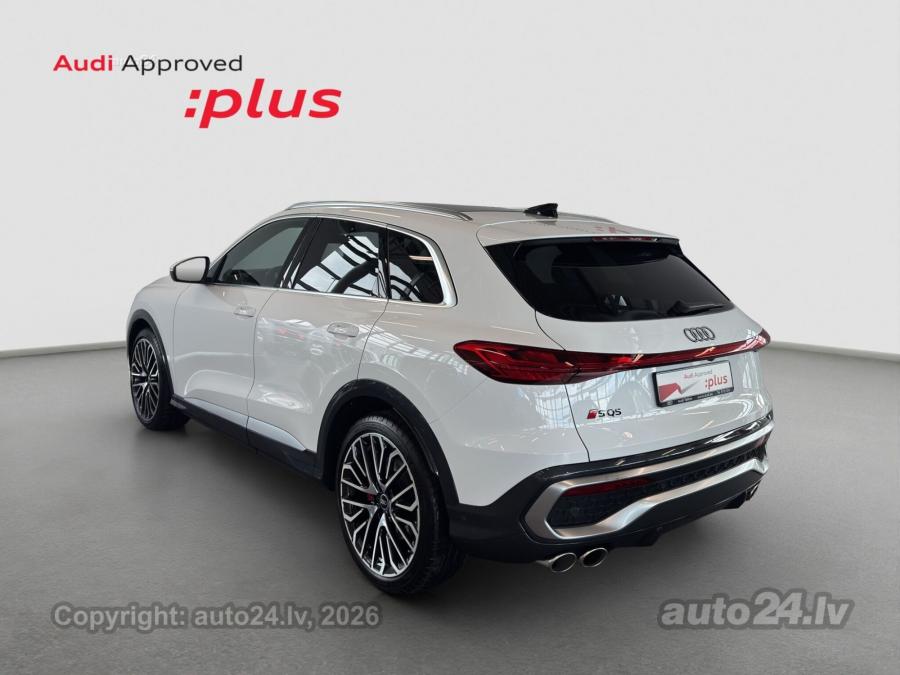 White Audi SQ5 2025 in Tallinn, with an engine capacity of 3.00 L and mileage of 17 thousand km for 79900 €, photo 4 on AUTOMOTO.COM.LV