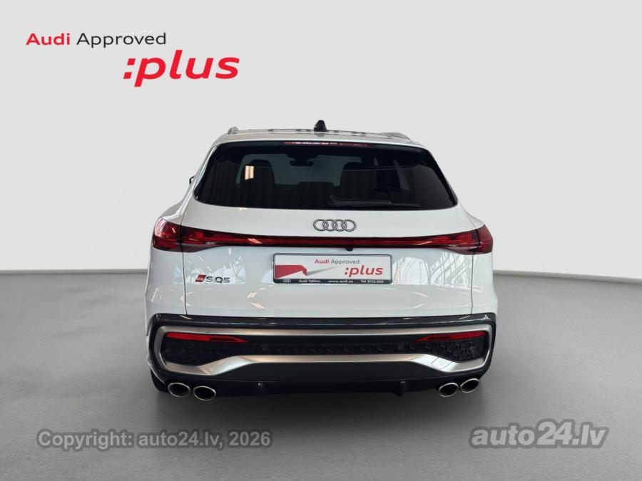 White Audi SQ5 2025 in Tallinn, with an engine capacity of 3.00 L and mileage of 17 thousand km for 79900 €, photo 6 on AUTOMOTO.COM.LV