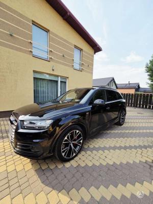 Черный Ауди SQ7 2017 в Каунас, объемом двигателя 3.96 л и пробегом 304 тыс. км за 33000 €, фото 4 на AUTOMOTO.COM.LV