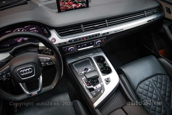 Black Audi SQ7 2018 in Tallinn, with an engine capacity of 4.00 L and mileage of 166 thousand km for 42900 €, photo 11 on AUTOMOTO.COM.LV